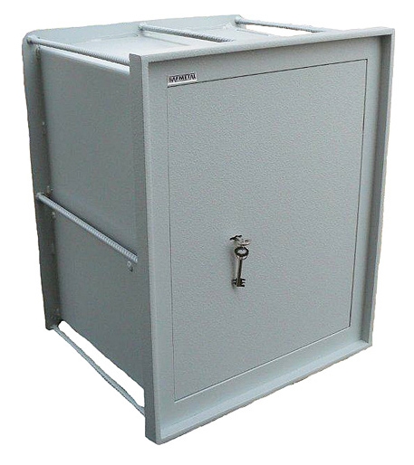 Trezor do zdi SAF 024 S KL, šedá | AdSafe.cz